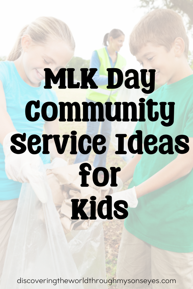 Martin Luther King Day Community Service Idea for Kids
