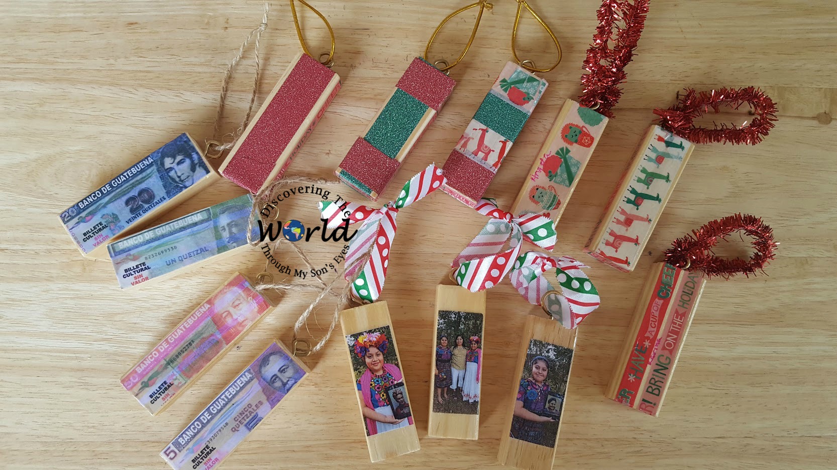 Jenga Christmas Ornaments