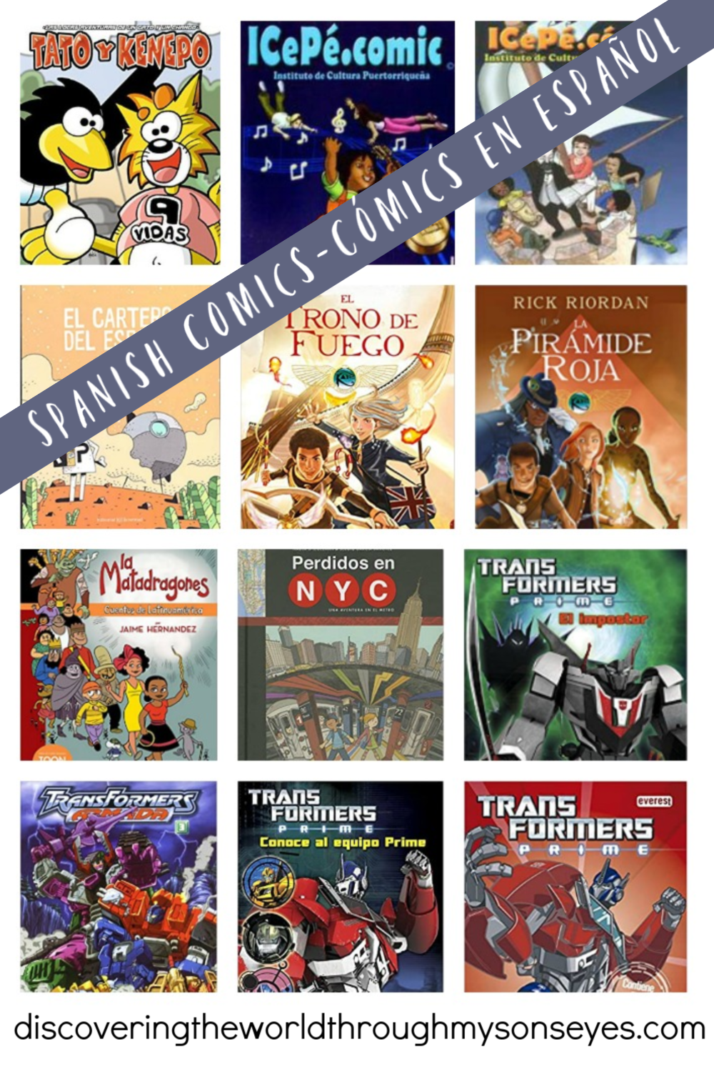 Spanish Language Comics for Older Kids
