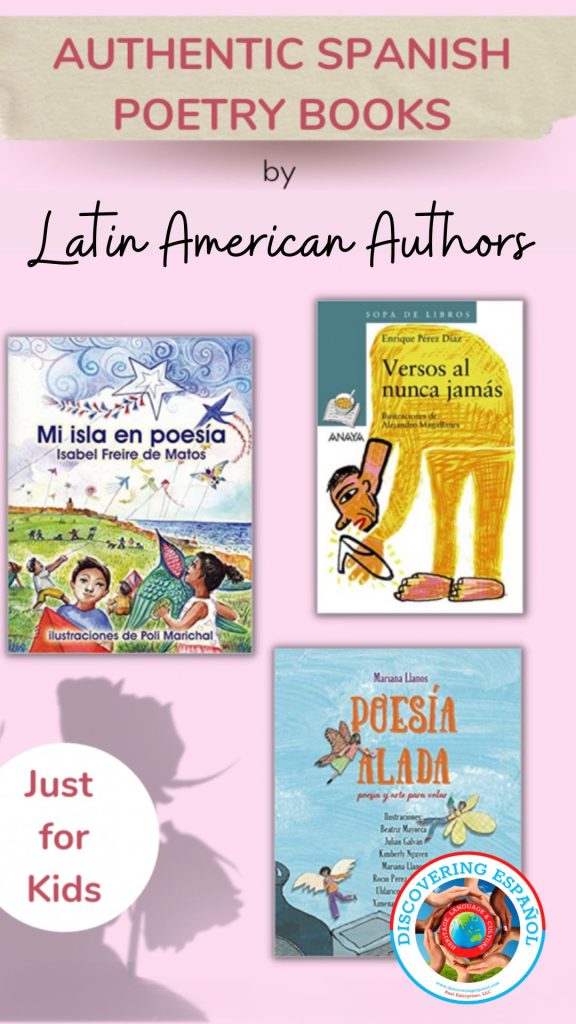 3 Authentic Spanish Poetry Books